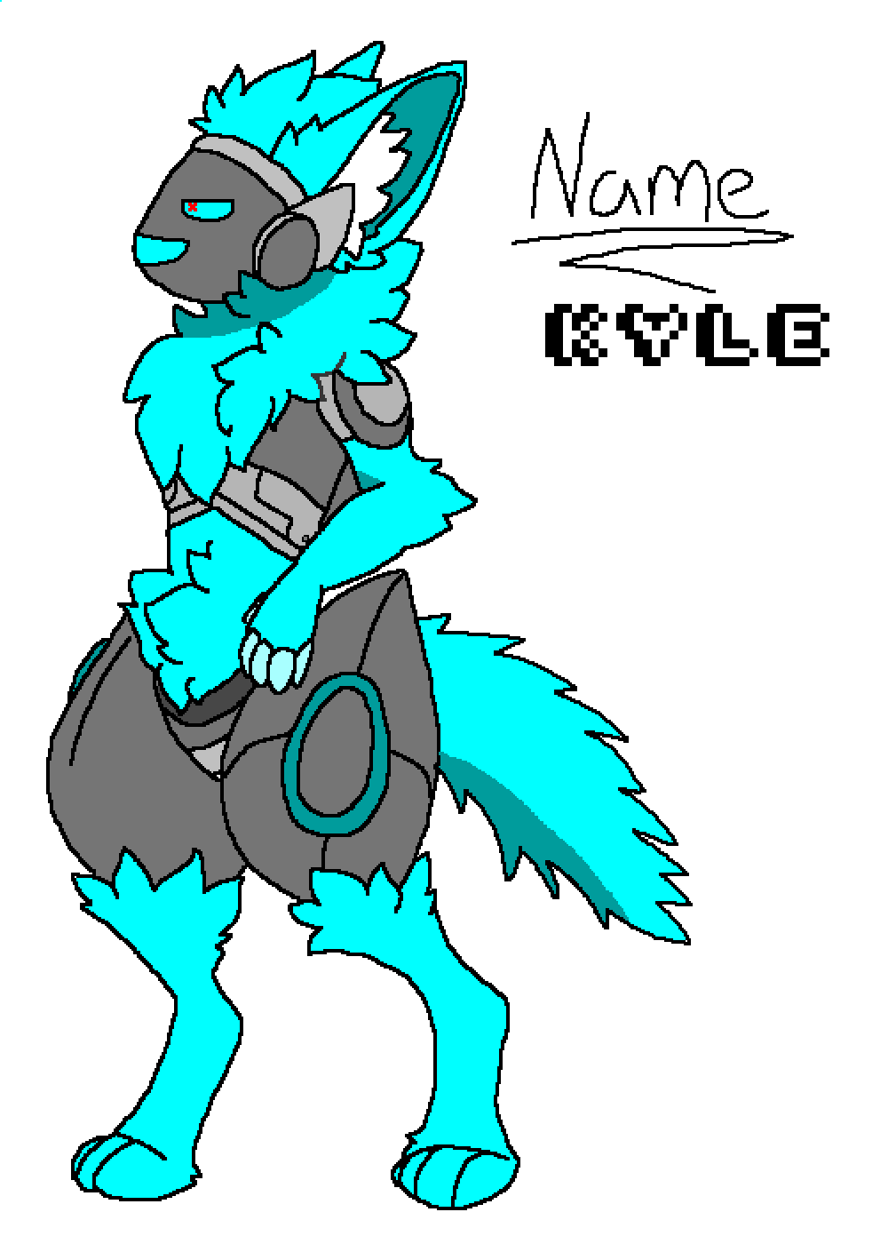 Pixilart - Kyle Protogen by Kyle-Dusseldorf