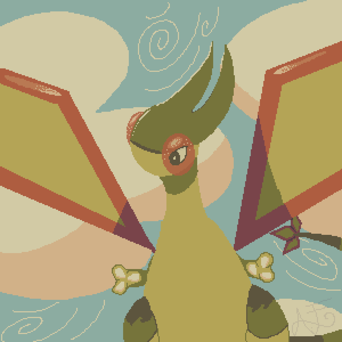 Pixilart - Flygon by Long-Horse
