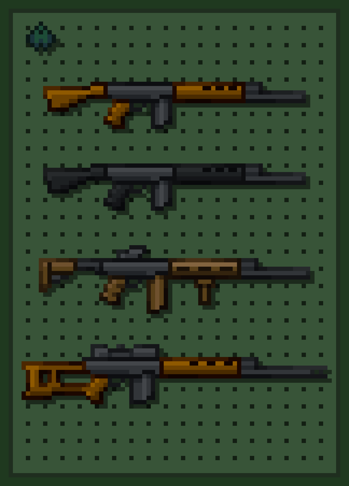 Pixilart - FN FAL (cool outlines) by WispArt