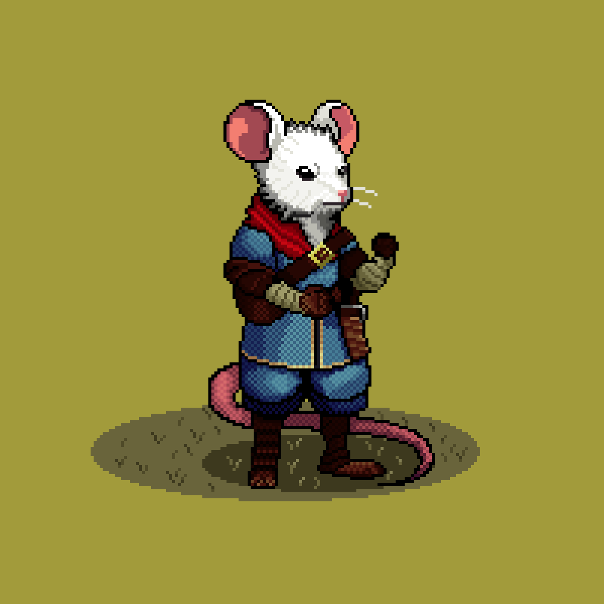 Pixilart - Mouse fighter by GoobyPixel