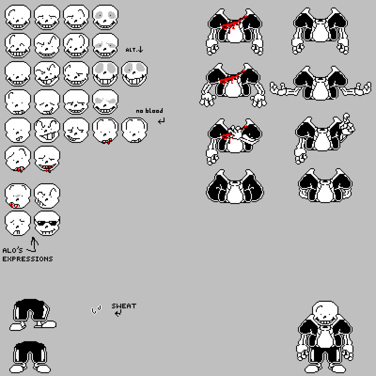 Pixilart - Notsnas sprite sheet (canon by notsnas