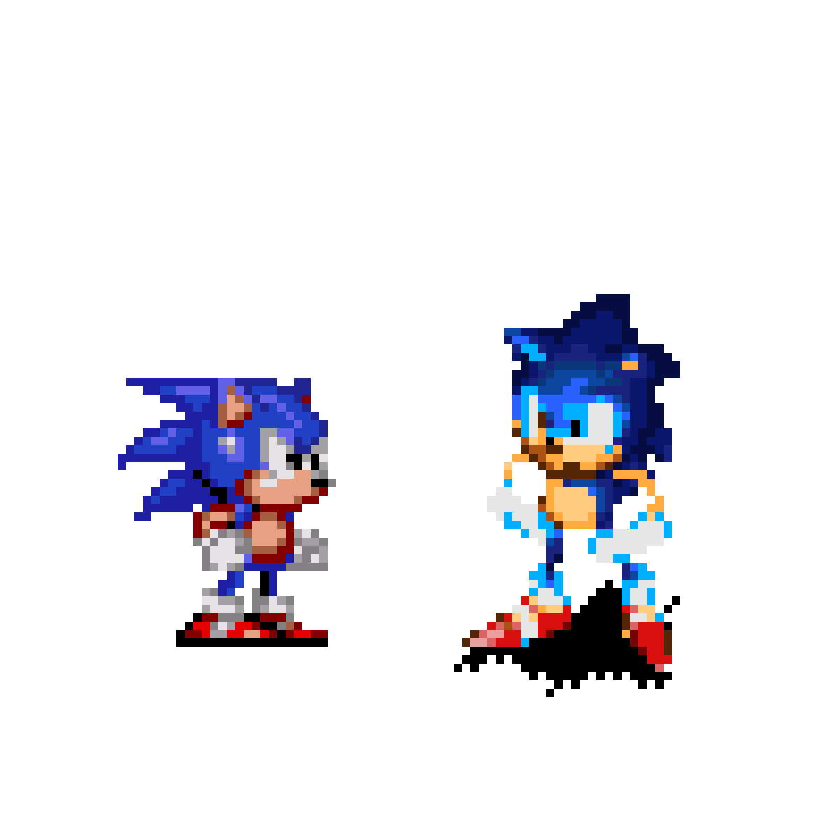 Pixilart - Sonic Evolution 1.5 by I-like-Sonic-91