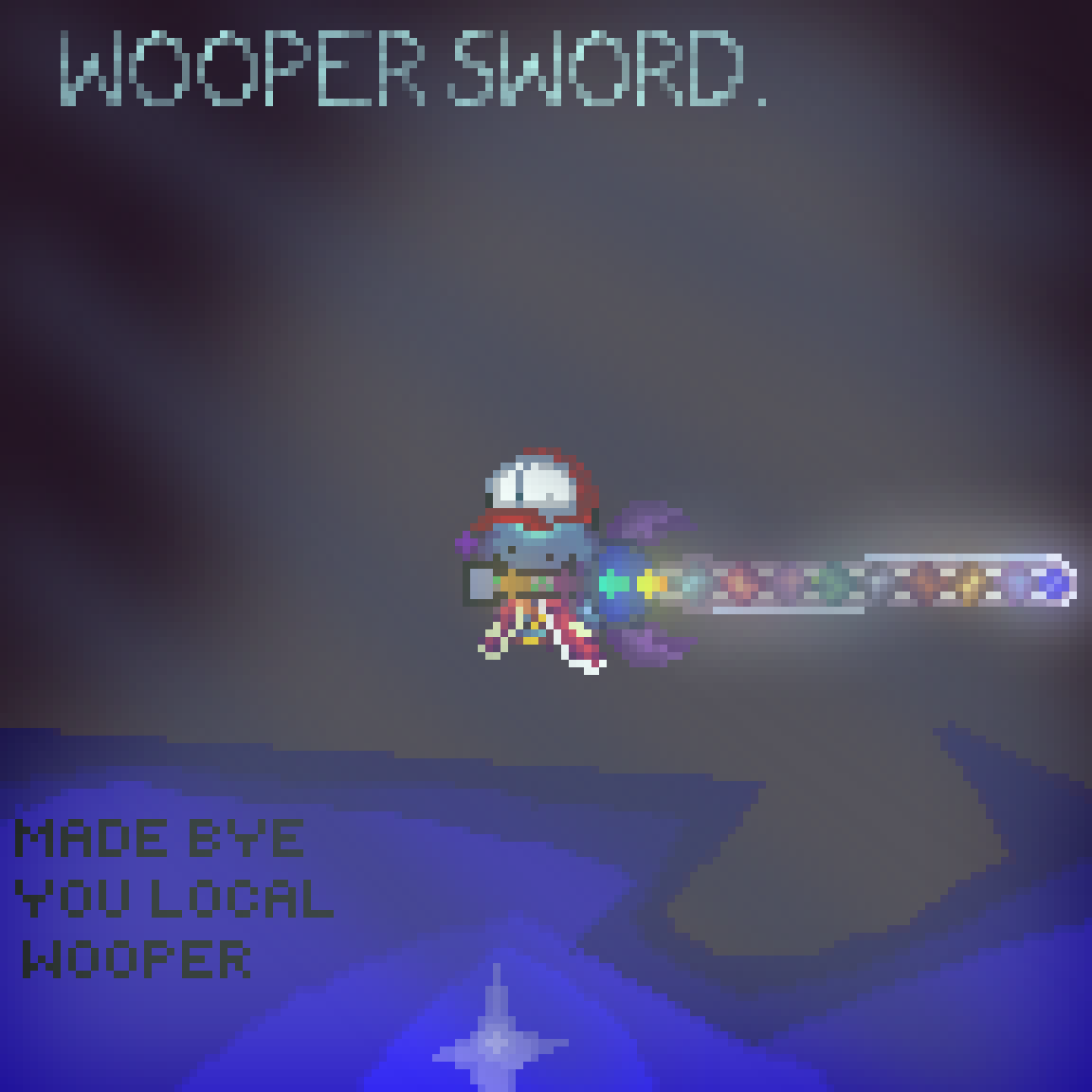 Pixilart - wooper sword by imJUSTaKIDD