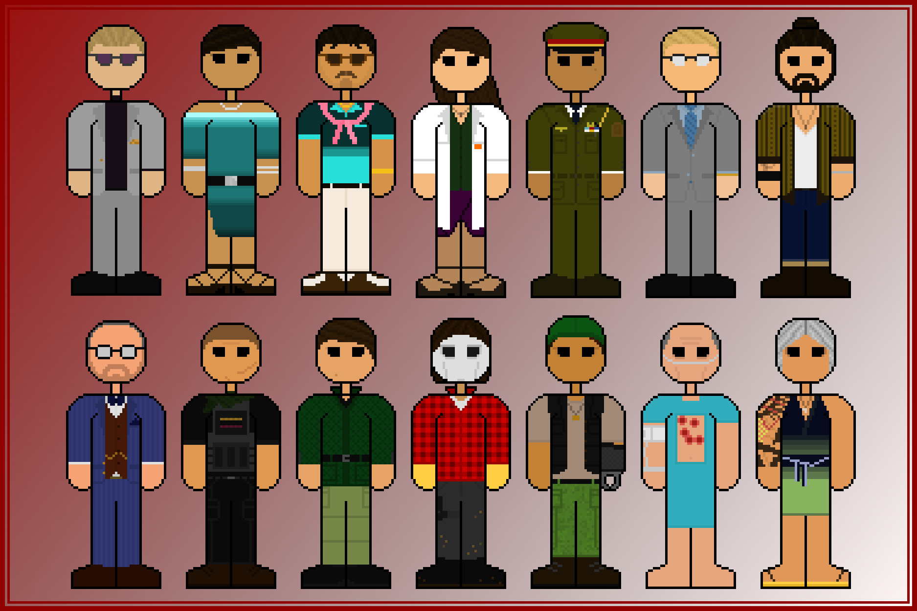 Pixilart - Hitman 2016 Targets by DickGreyson