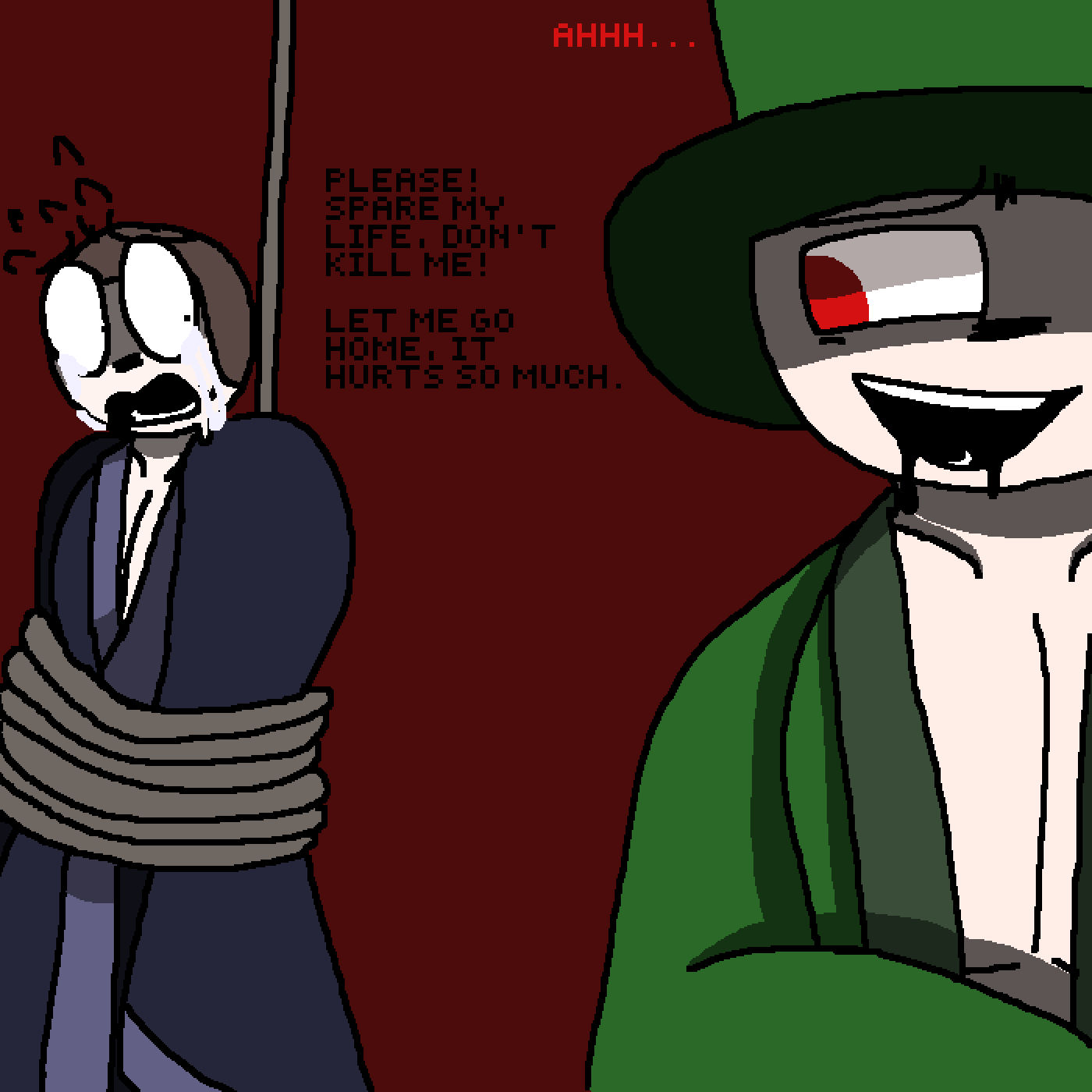 Pixilart - The Spider and the Kitsune-Like Lion by IrisTheDreamer