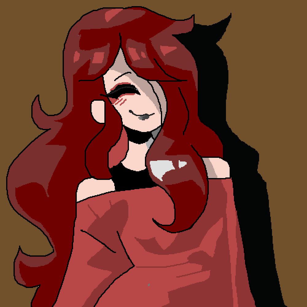 Pixilart - gf from fnf (gray base) by i-LeftPixilart