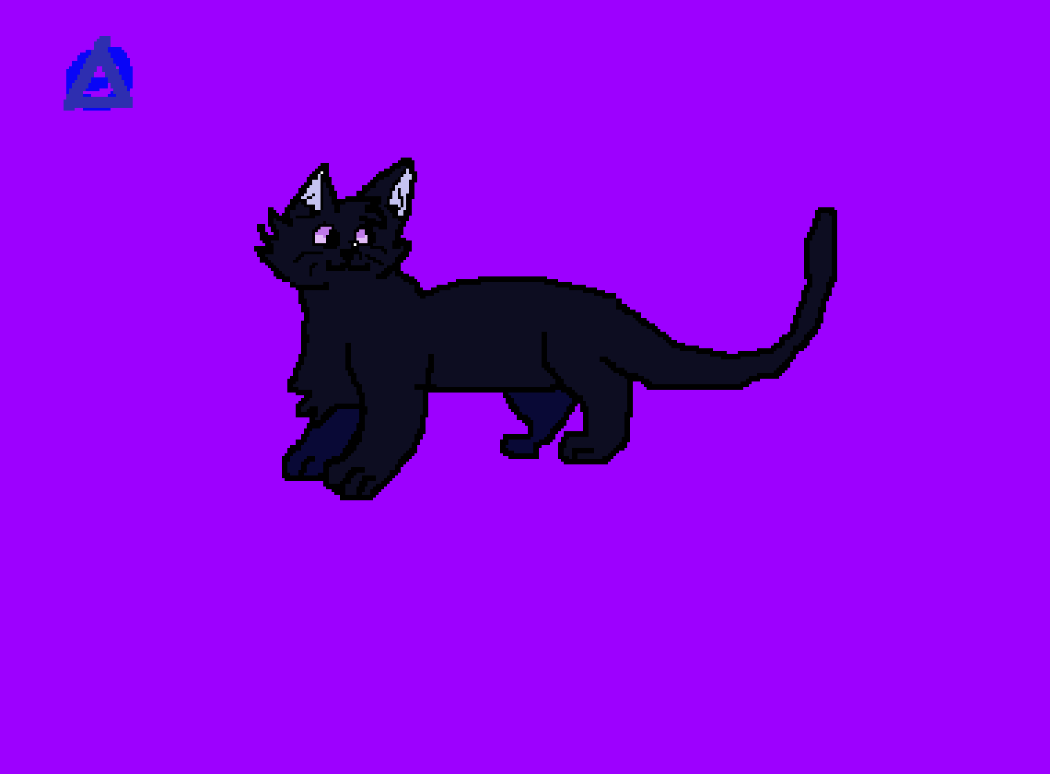 Pixilart - Midnight kit oc by NightHeartwc