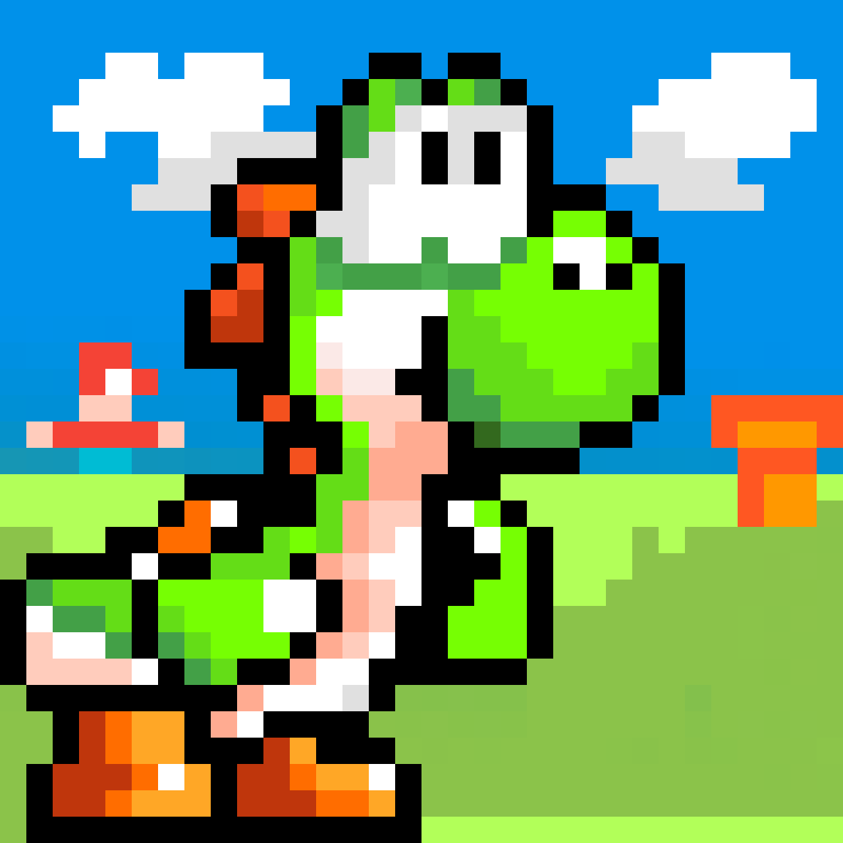 Pixilart - Yoshi by Ana-quindim