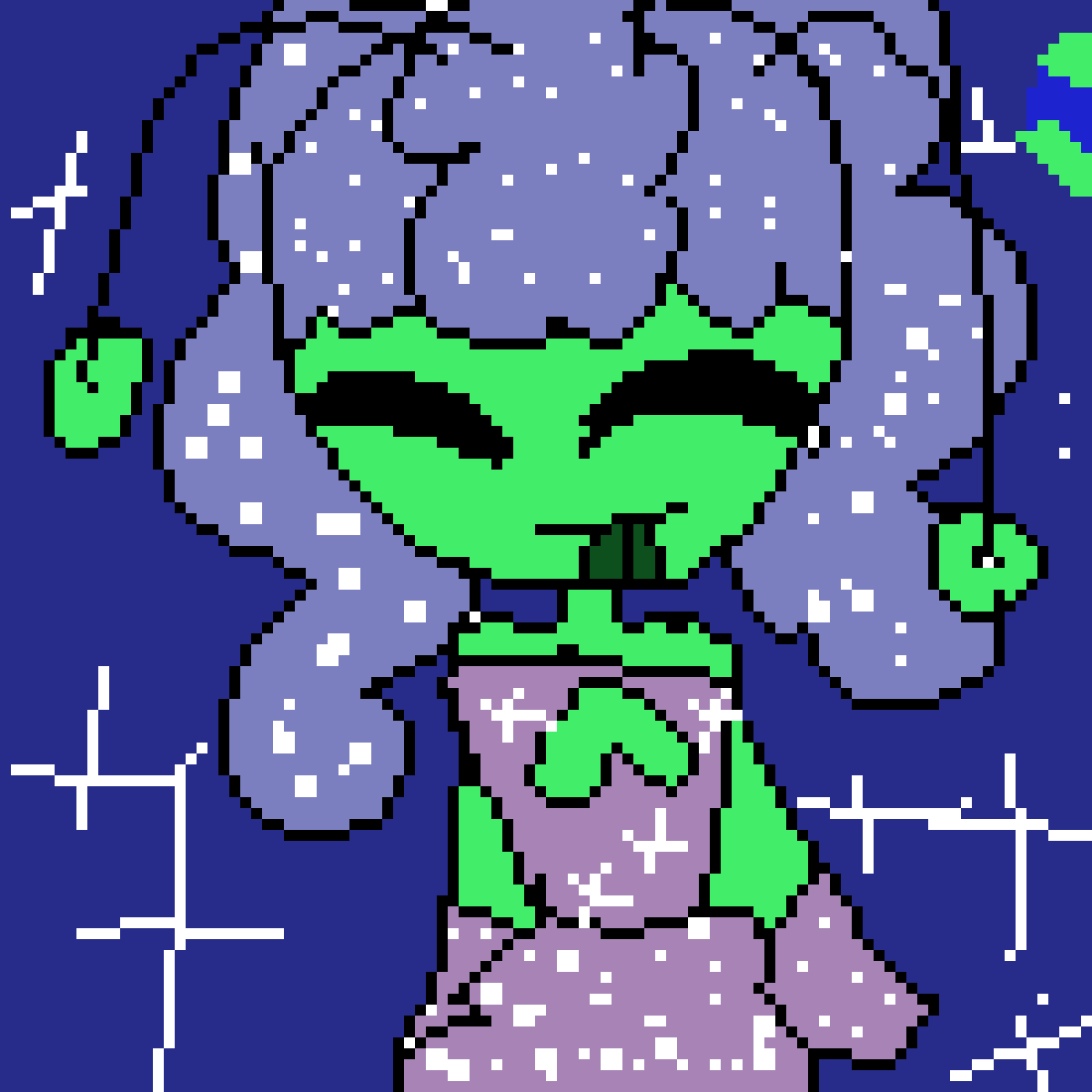 Pixilart - Alien by BasicallyFrance