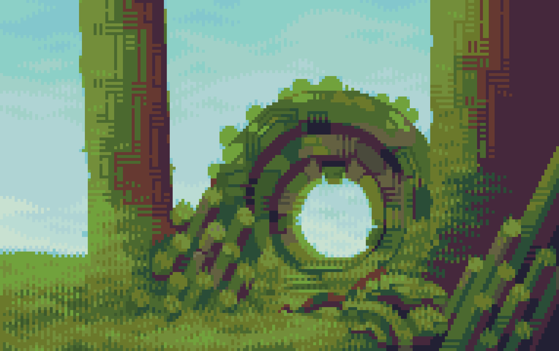 Pixilart - Overgrown Rune by Ventque