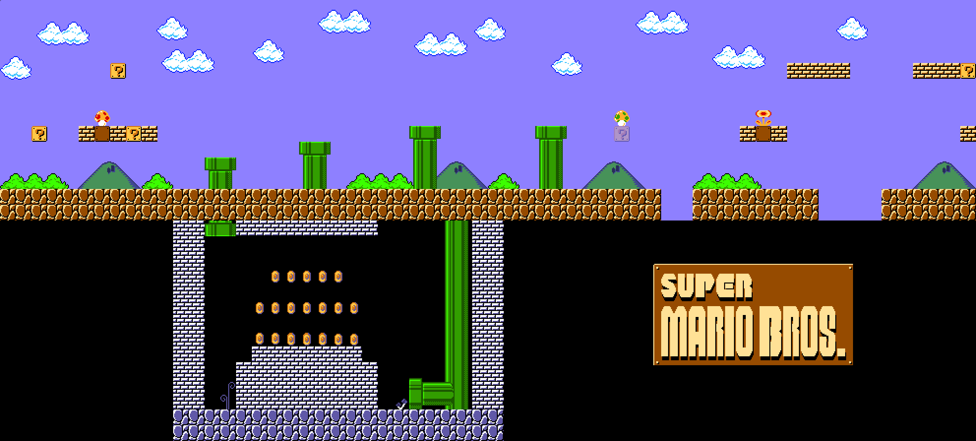 Pixilart - SMB 1-1 Restraught by DistraughtMouse