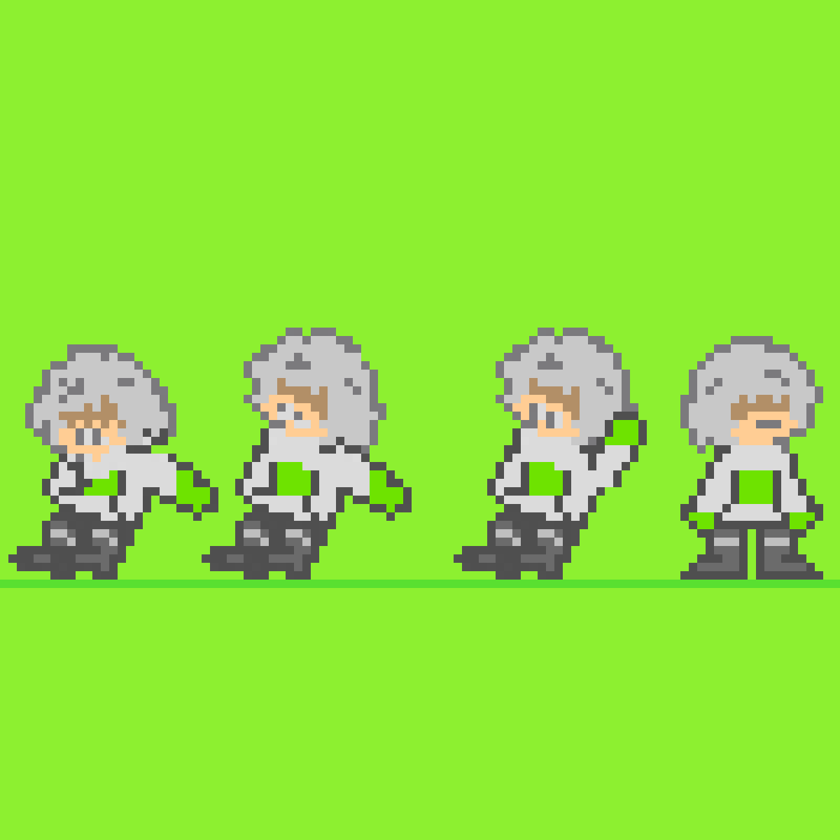 Pixilart - Grey skid sprites by Cosmogos