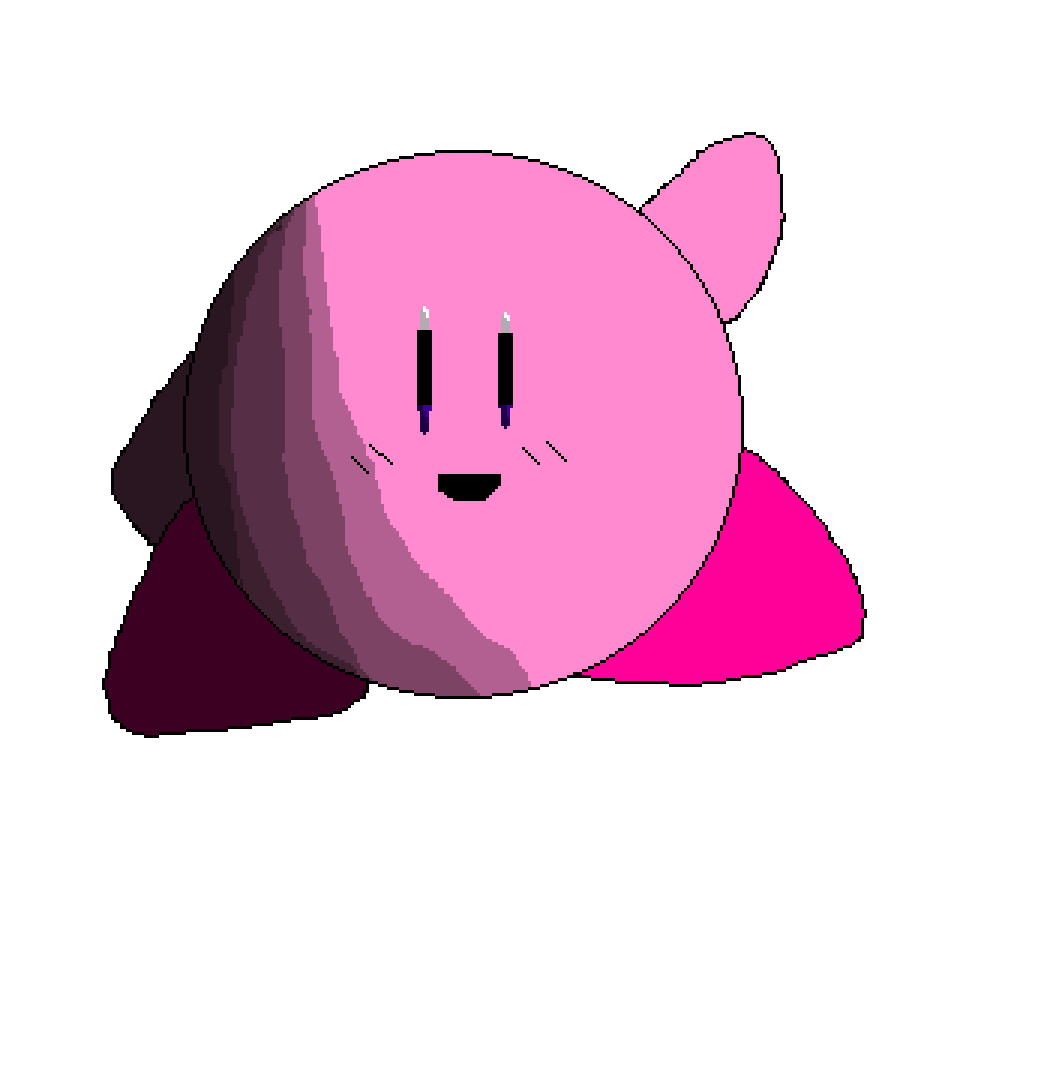 Pixilart - Kirby by NessBound