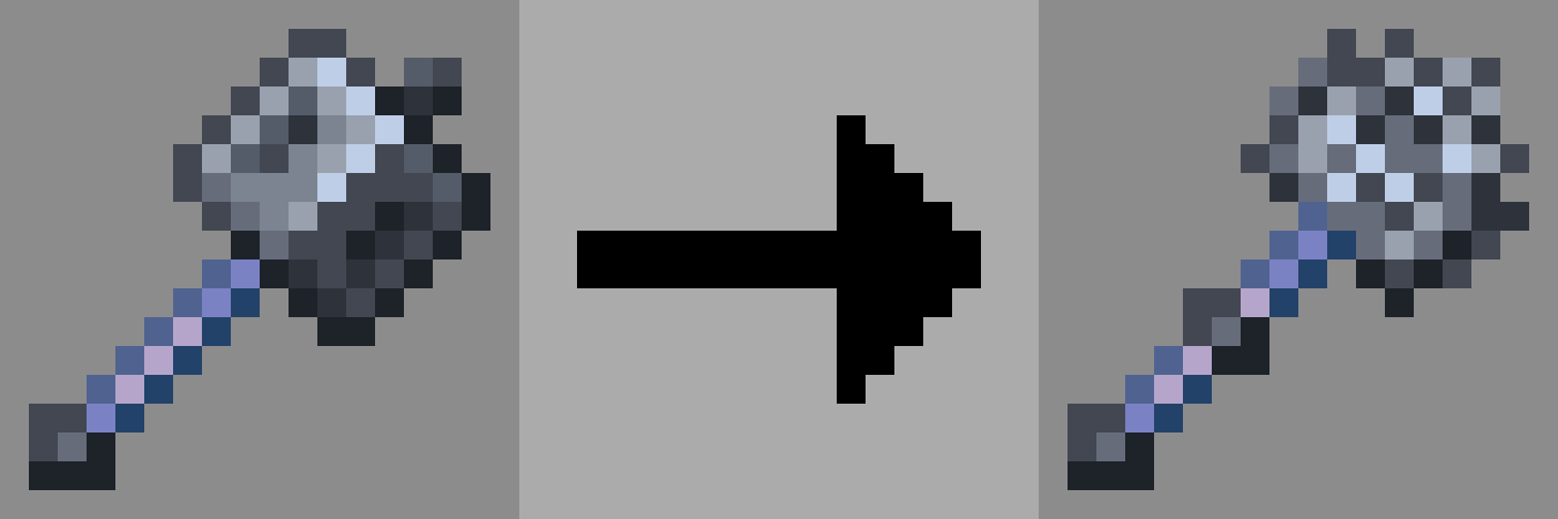 Pixilart - Mace Retexture by SourStew47