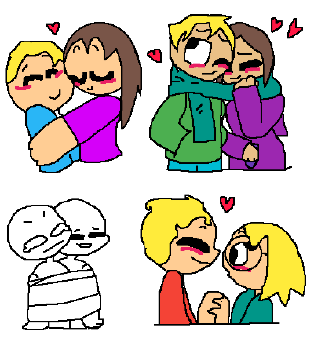 Pixilart - In love base by PineappleGurl