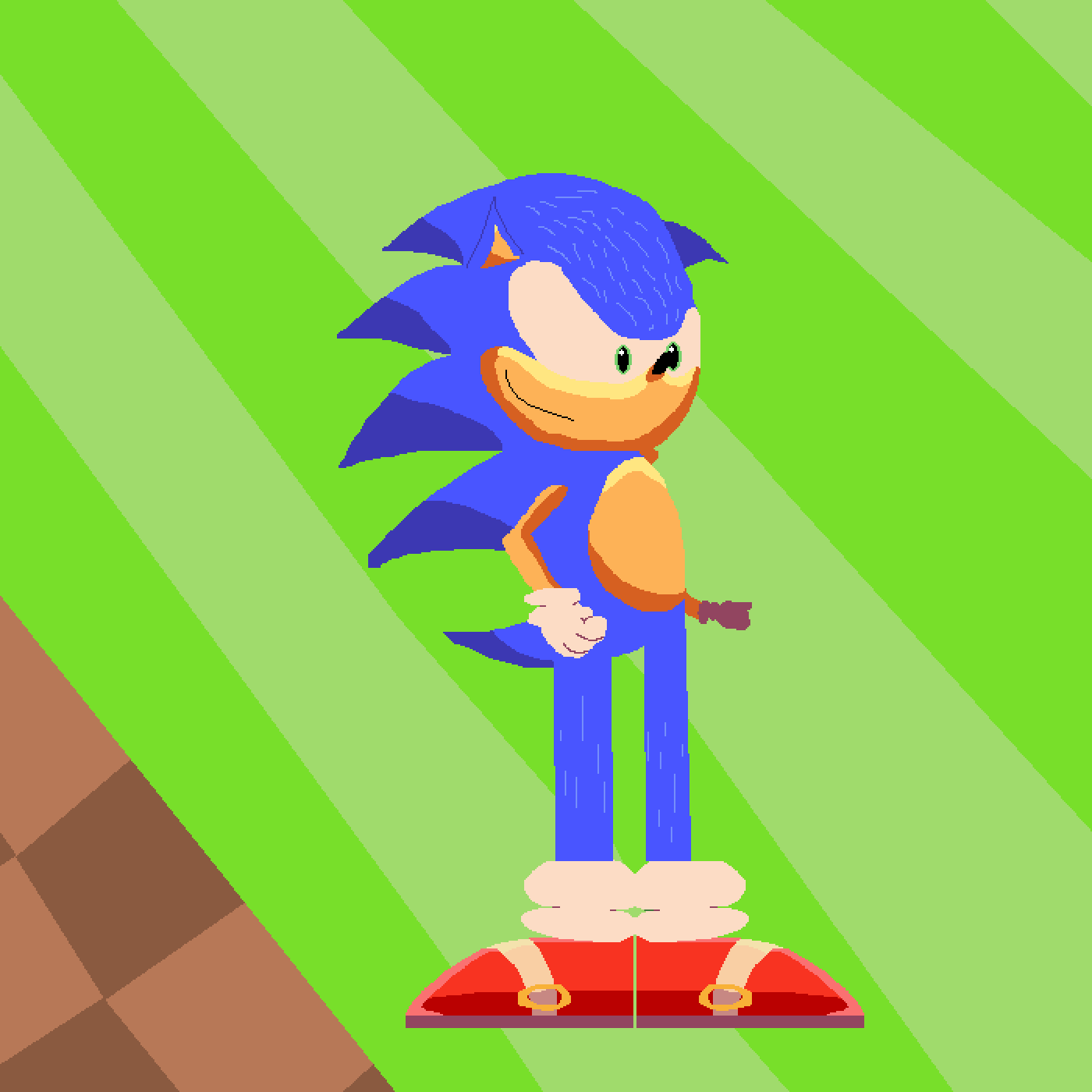 Pixilart - Sonic (Prime Style) by SonicT-Hedgehog