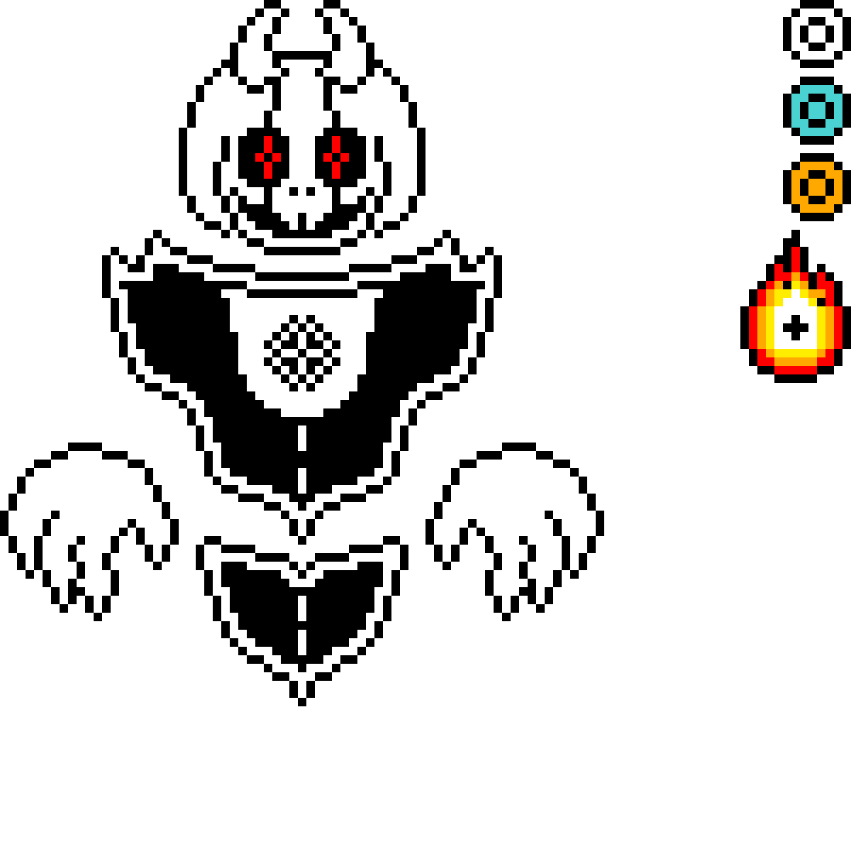 Pixilart - Membertale Power Asriel Dreemur Fireball and Pellet by ...