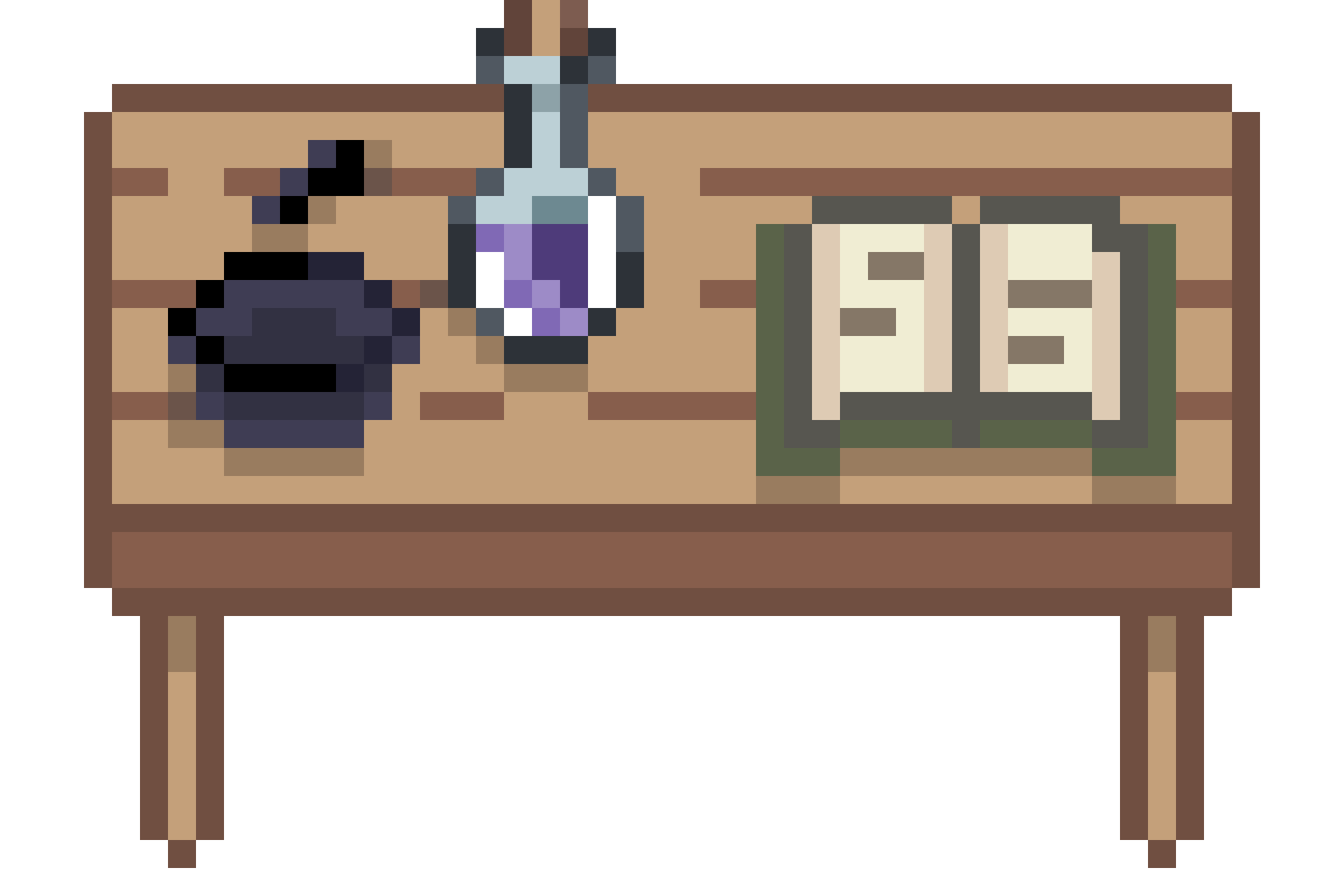 Pixilart - Witchcraft Table 01 by Loupslu