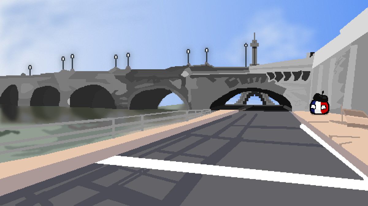 Pixilart - "A walk Down the Seine..." by Pyrobyte