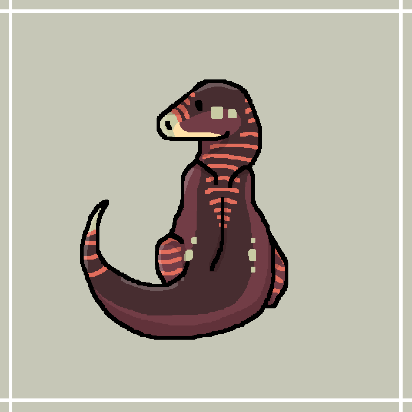 Pixilart - dino back view by npc-vibes