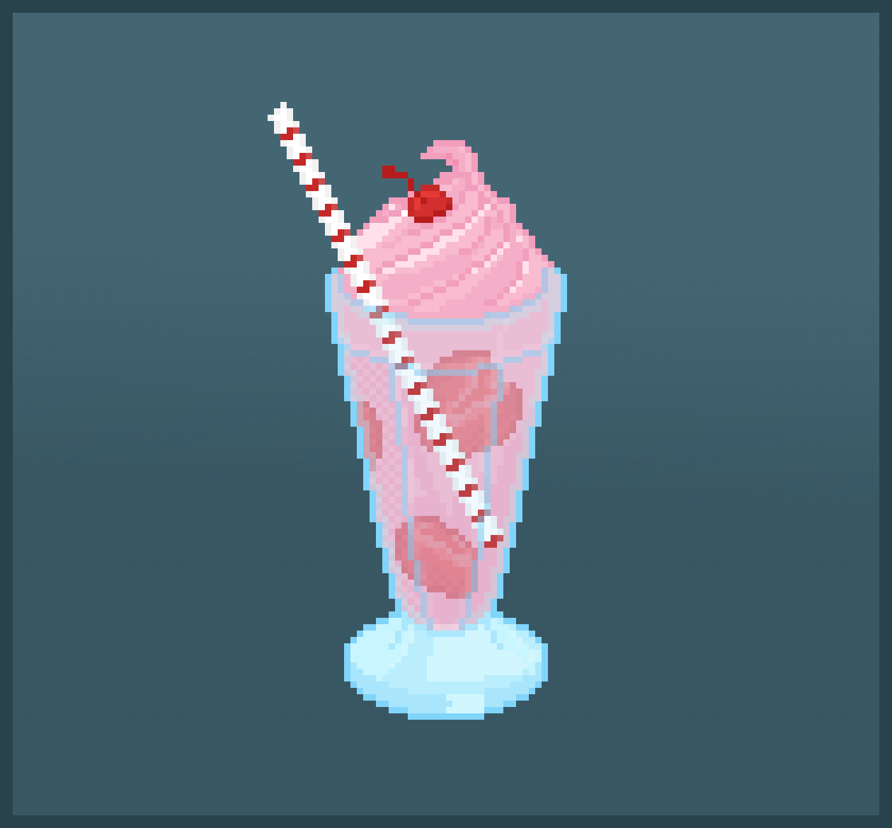 Pixilart - Strawberry Milkshake by Curry-Boy