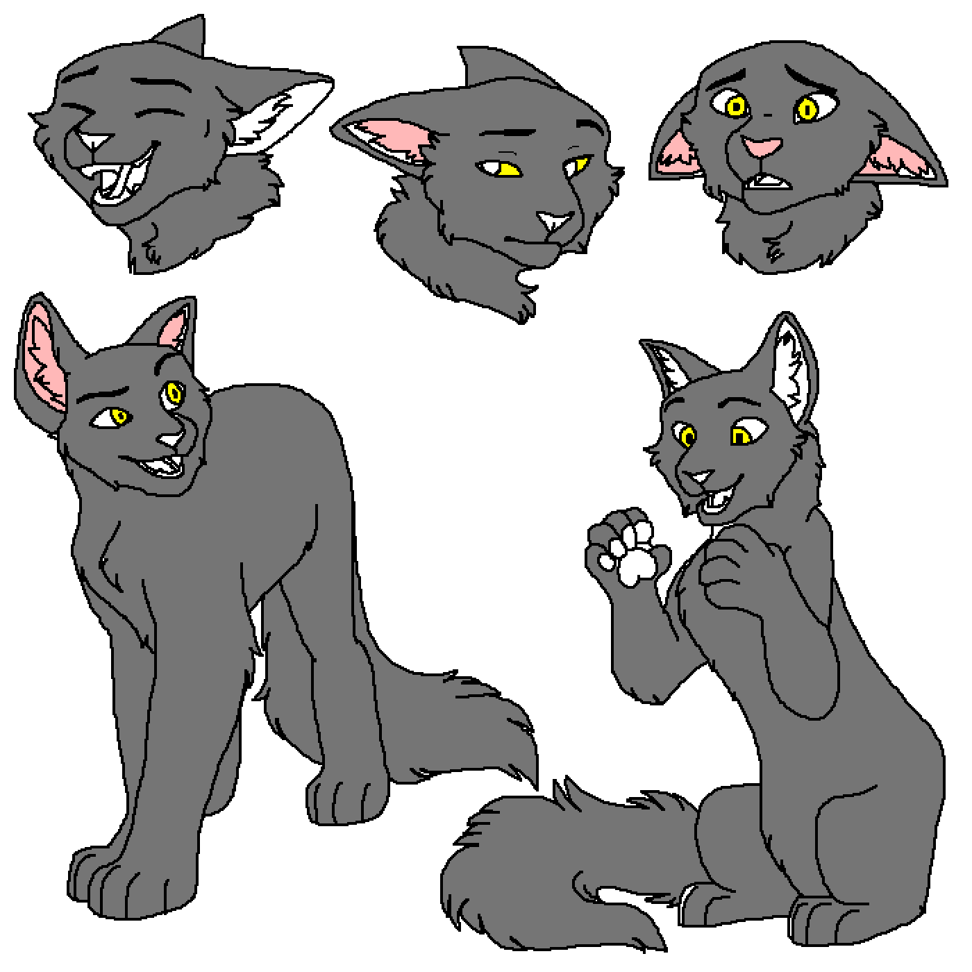 Pixilart - Warrior cats base by Boreasicewing