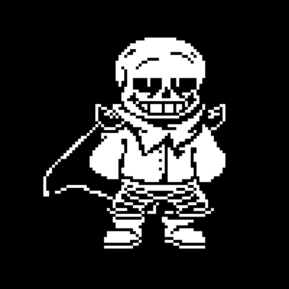 Pixilart - Swapped Realities Sans by BlueboxDude
