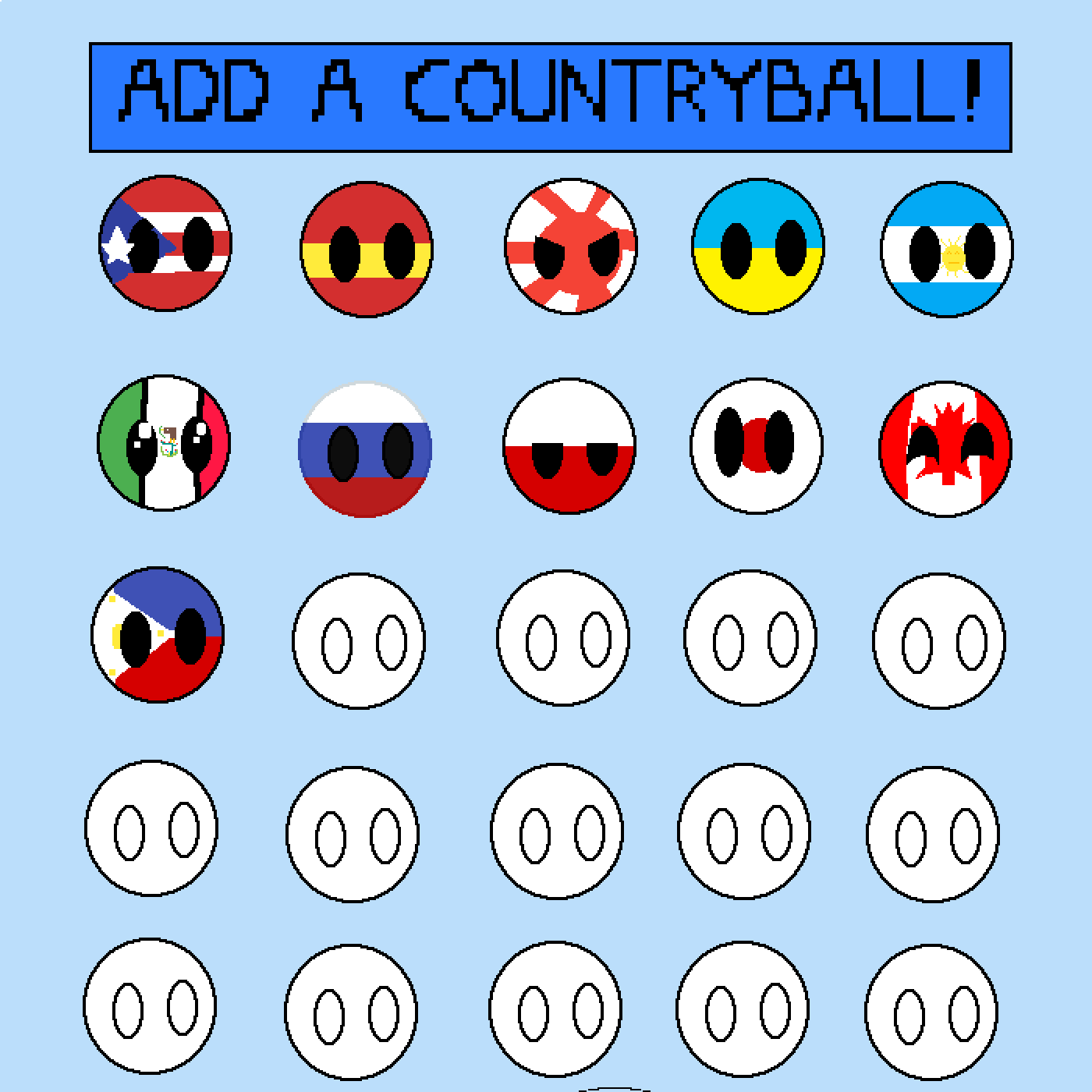 Pixilart - Add A Countryball by IvanWantsSushi