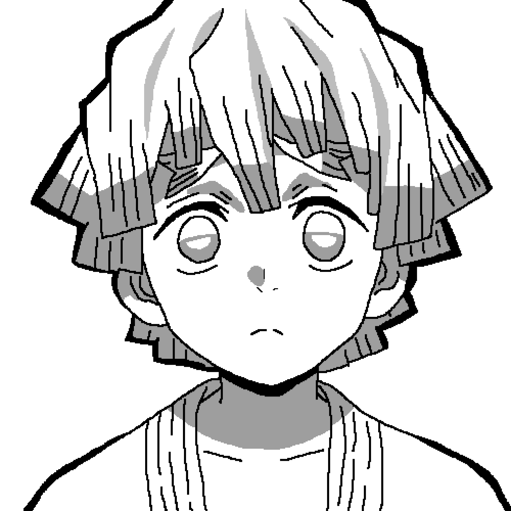 Pixilart - Zenitsu base by Shinobu33