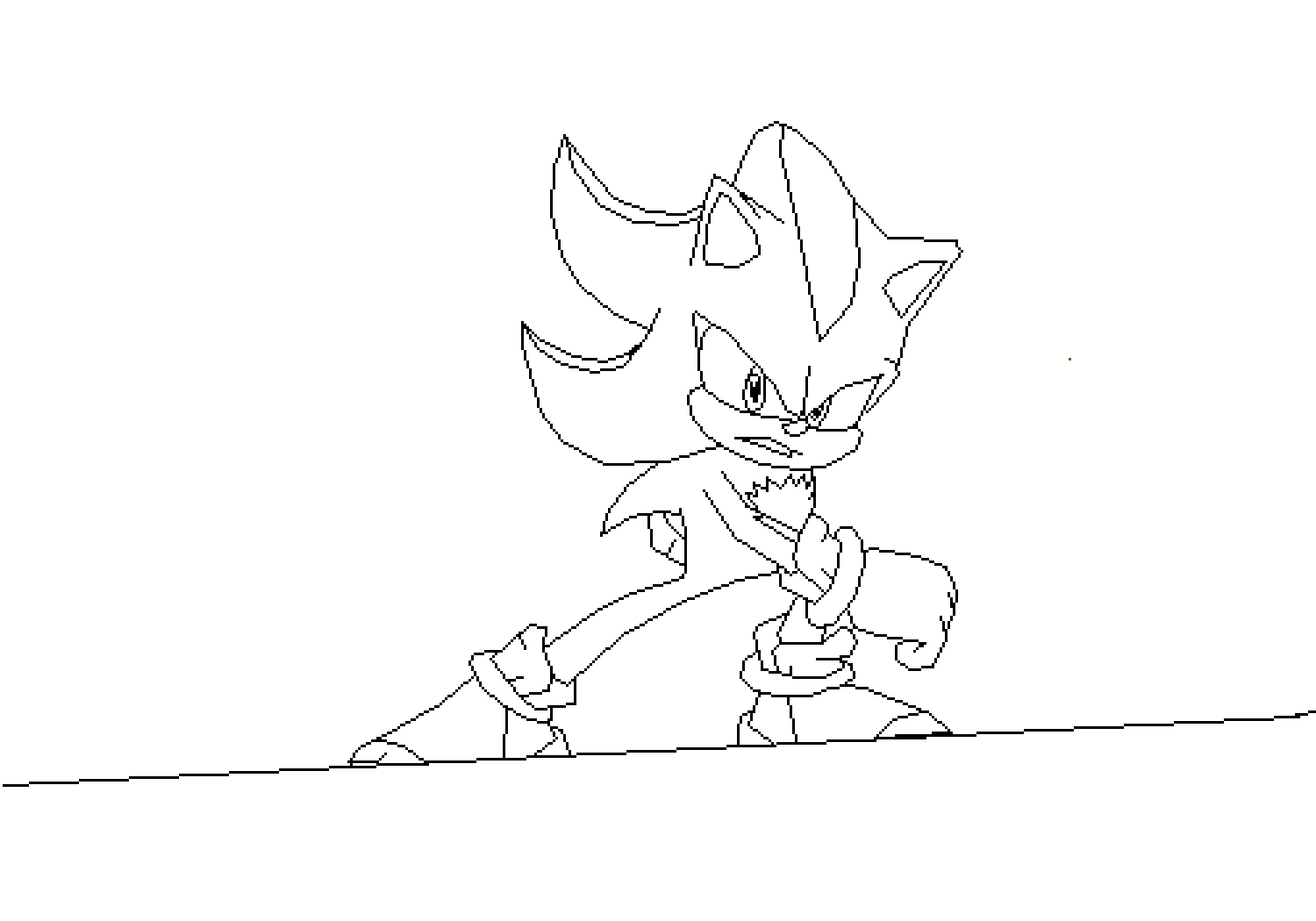 Pixilart - Sonic Prime Shadow Base by TAILS-THE-F0X