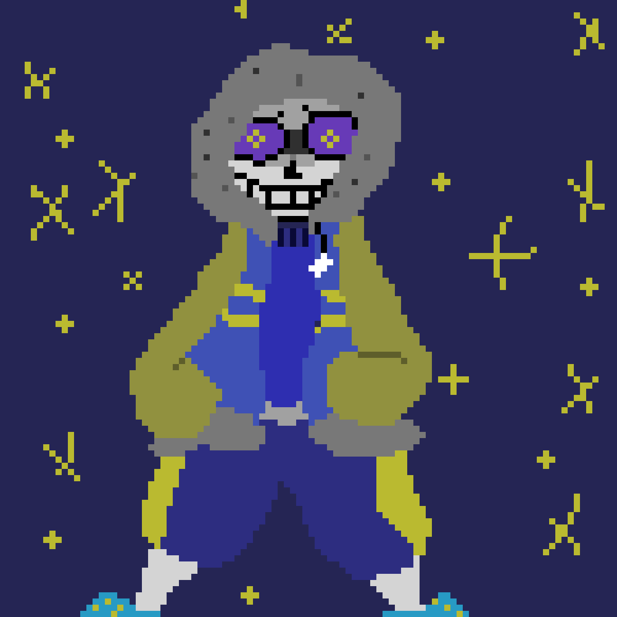 Pixilart - OuterDust! Sans by Eli-Da-Man