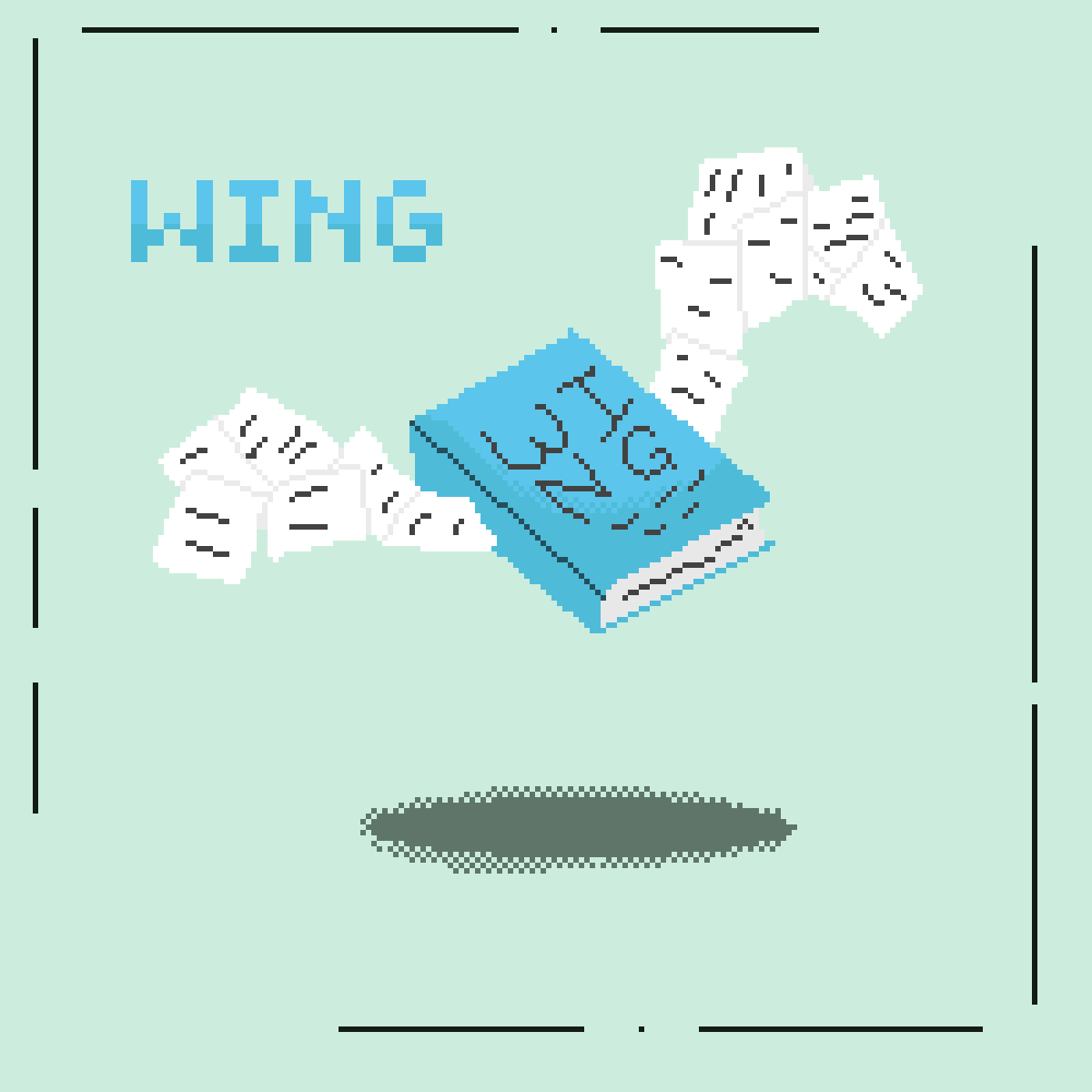 Pixilart - Wing the book by Octopie34