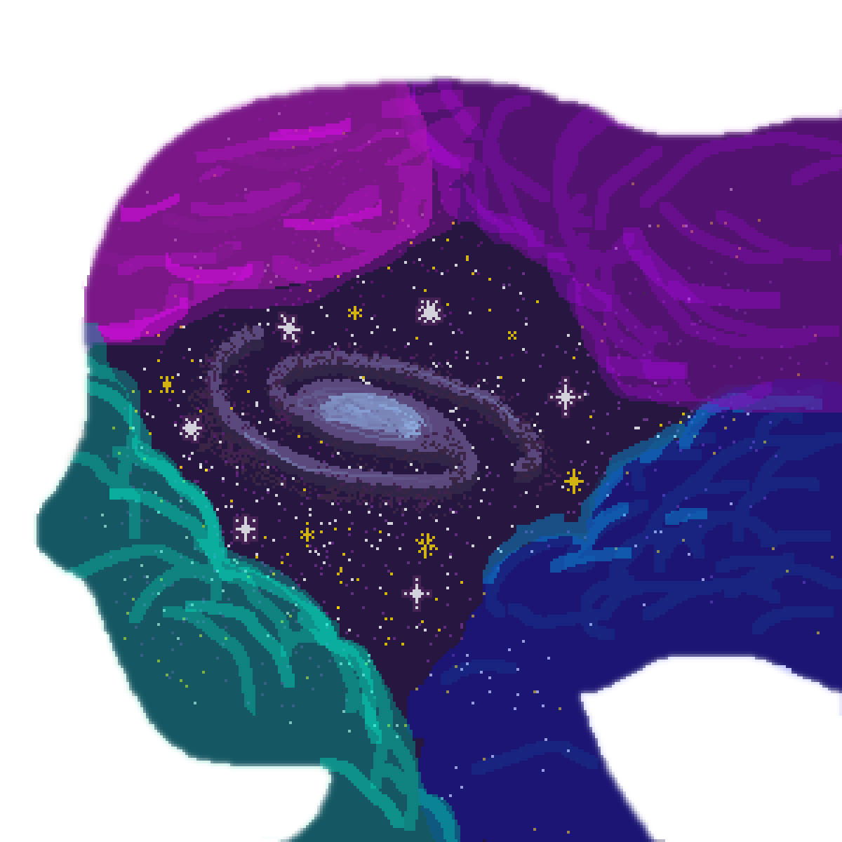 Pixilart - The Cosmos Staring Back by silverfishfox