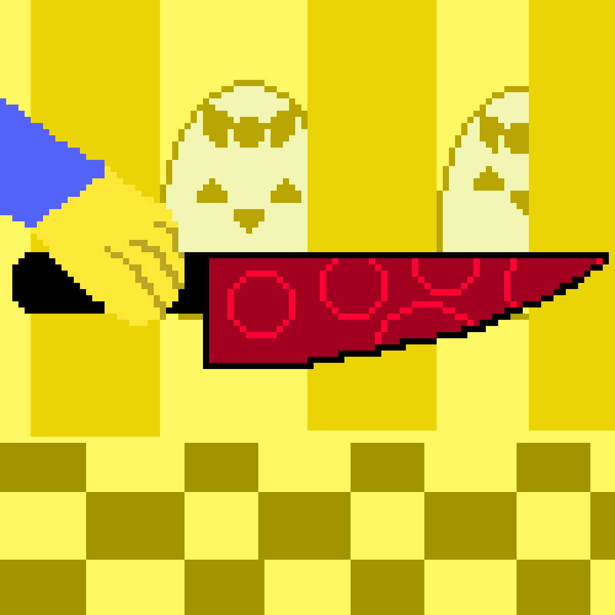 Pixilart - Frisk with real knife by MacPlate24