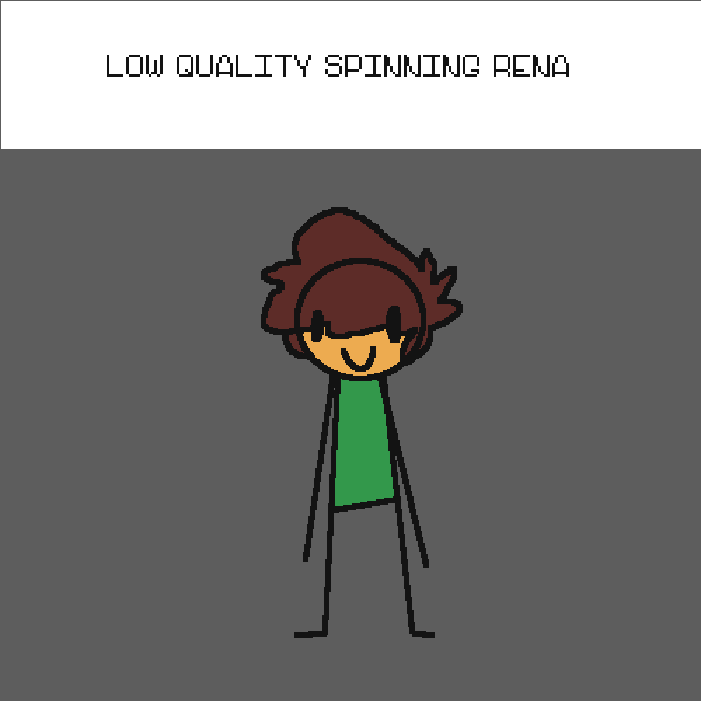 Pixilart - low quality spinning rena by Ur-Average-Rena