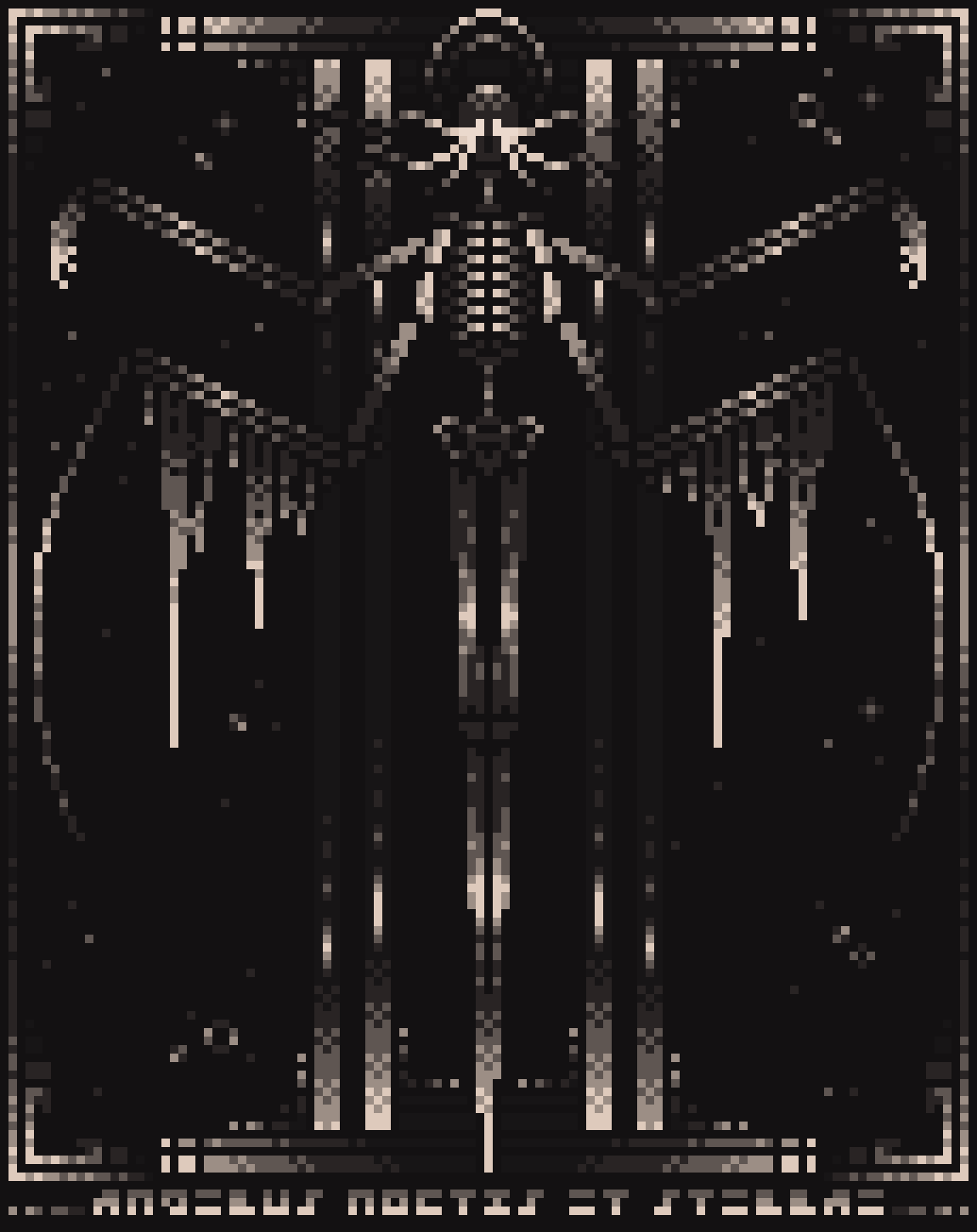 Pixilart - Star-Scarred Skeleton by EmeraldSerpent