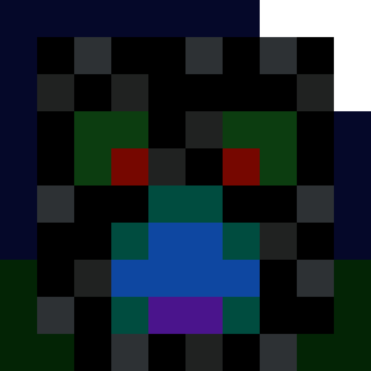 Pixilart - Dark Colors Creeper by Drowned-creeper