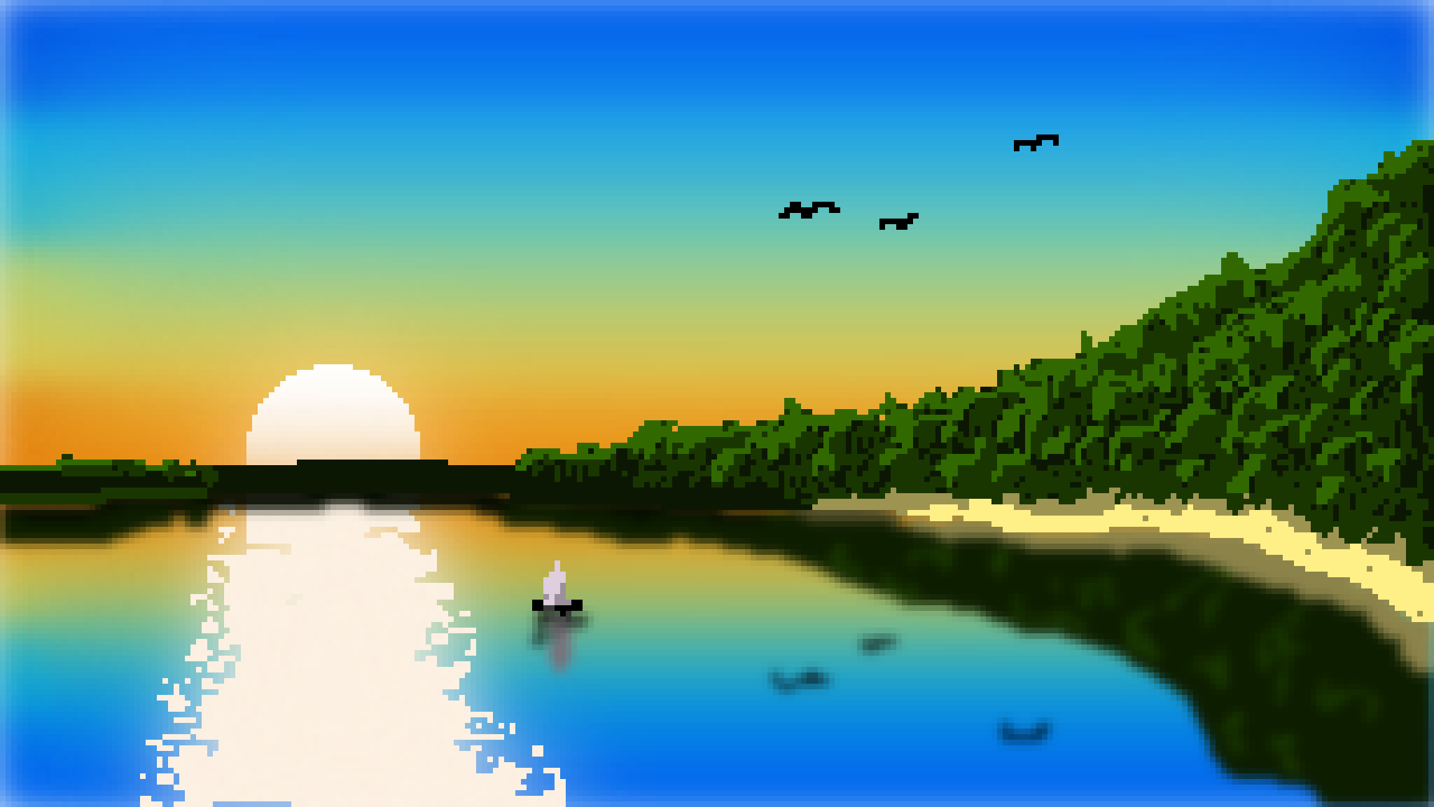 Pixilart - Peaceful Morning by carbon-bloom