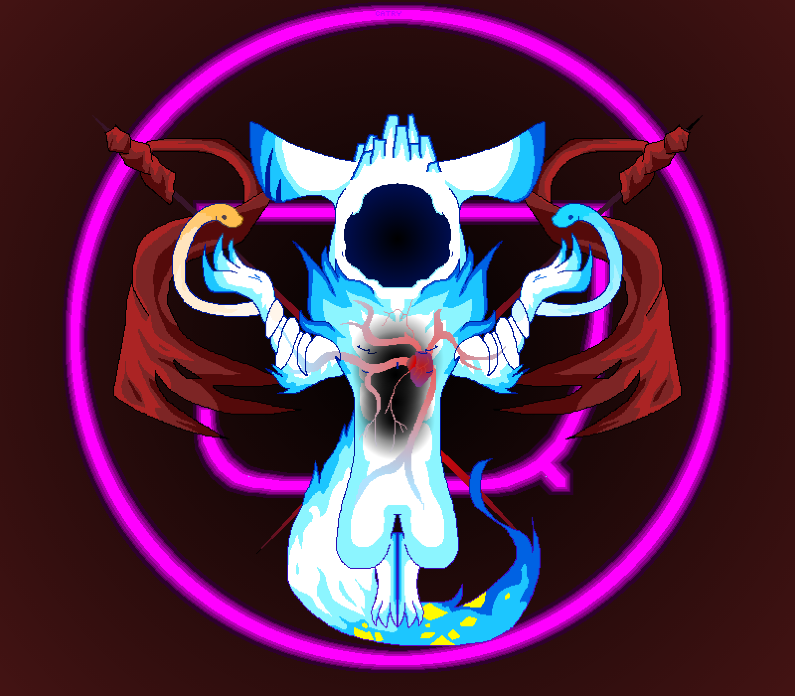 Pixilart - Minos slugcat by Catry