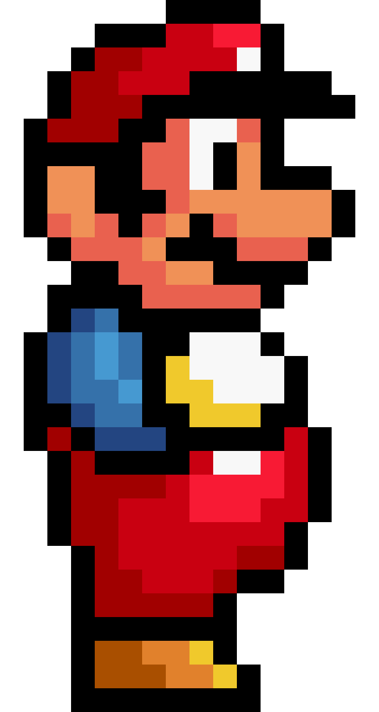Smas Smb3 Mario Palette - Pixilart
