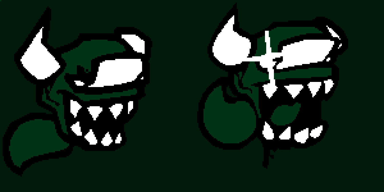 Pixilart - Green - FNF Imposter V4 Icons 3 by Bi-BoarBoi