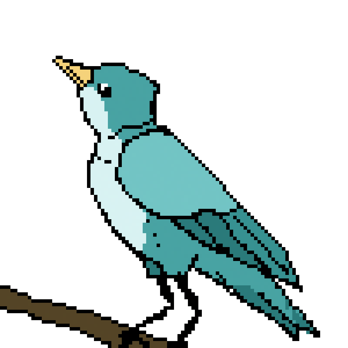 Pixilart - Simple pixel bird by A-lie-n