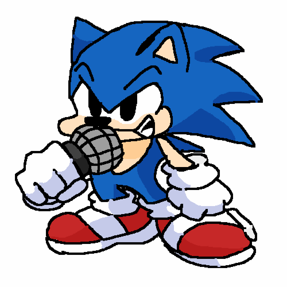 Pixilart - Sonic fnf base by Cheesy-dewin