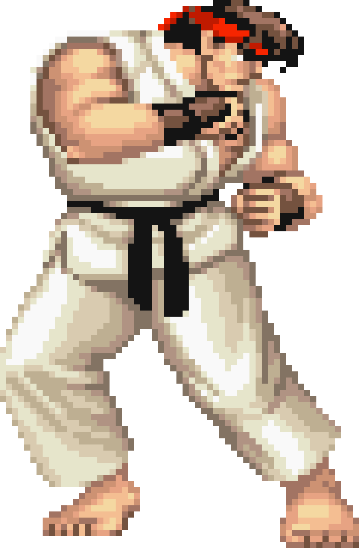 Pixilart - Street Fighter 2: The World Warrior Ryu by ArturoVerse