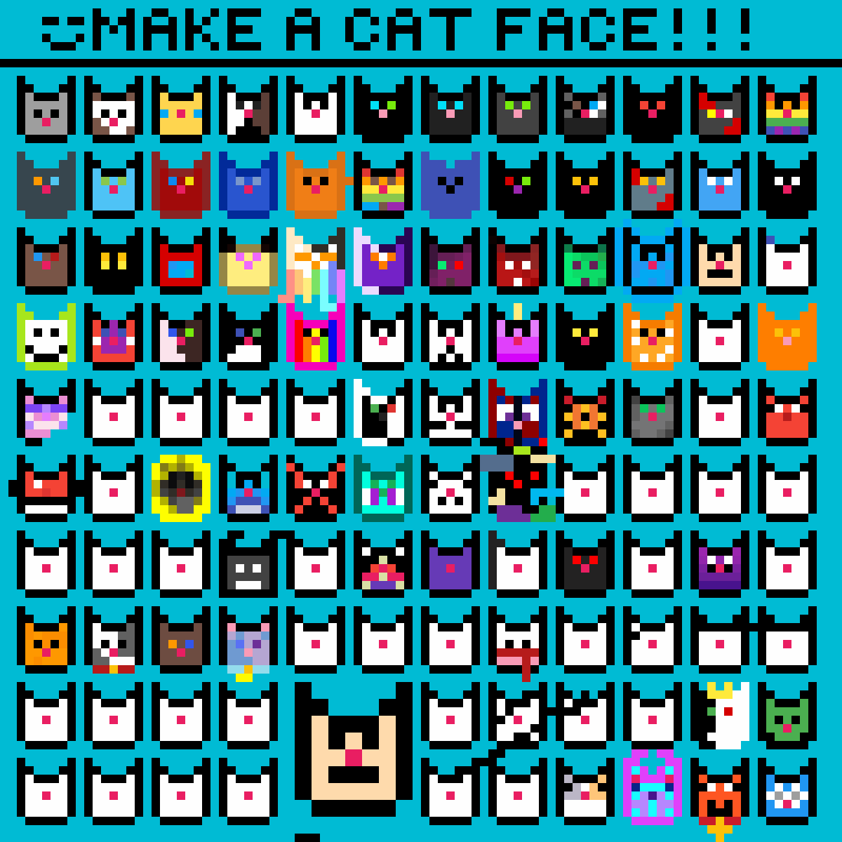 Pixilart - MAKE YOUR OWN CAT by Damyan
