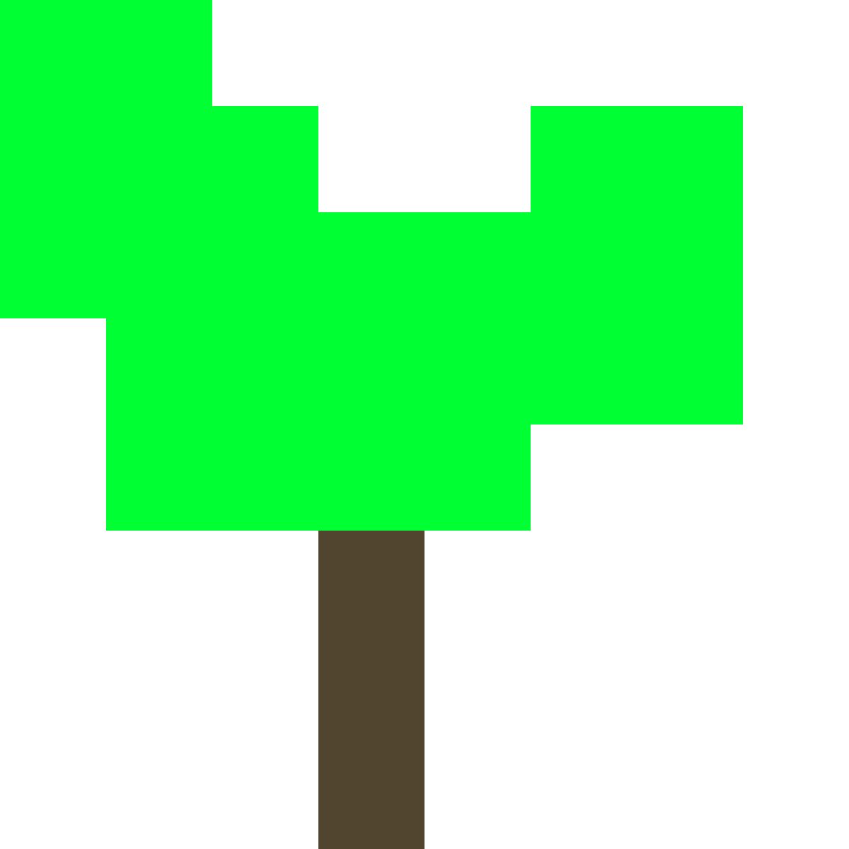 Pixilart - 8x8 tree by BlueAxowotow