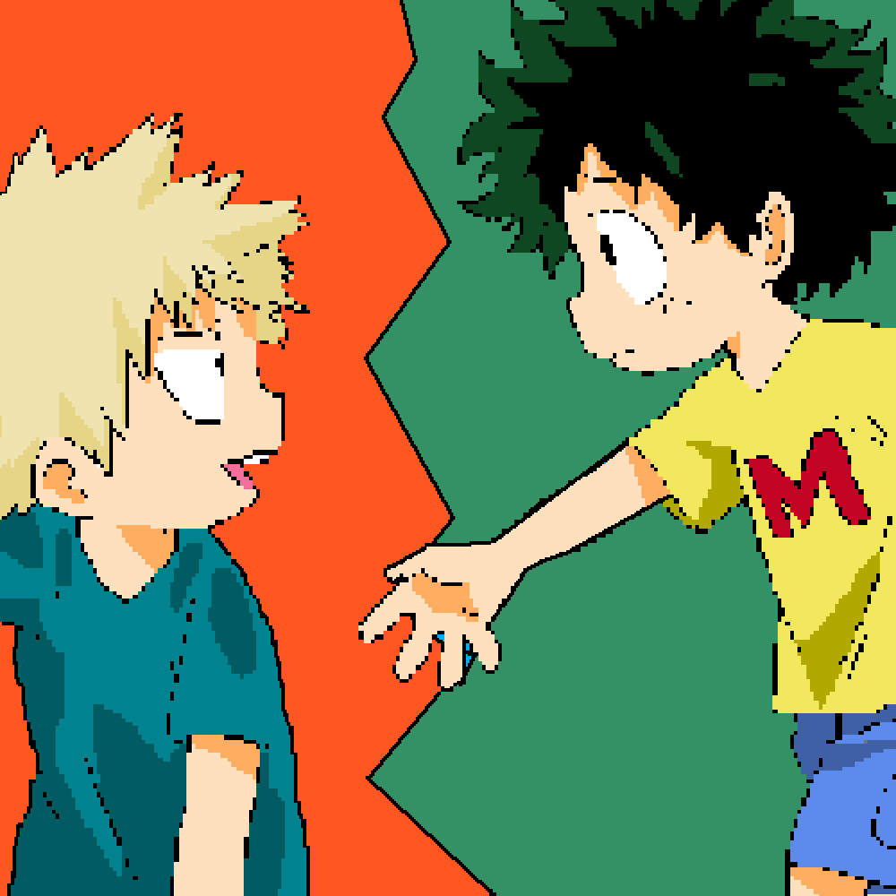 Pixilart - Baby deku and katsuki by ItzAfton