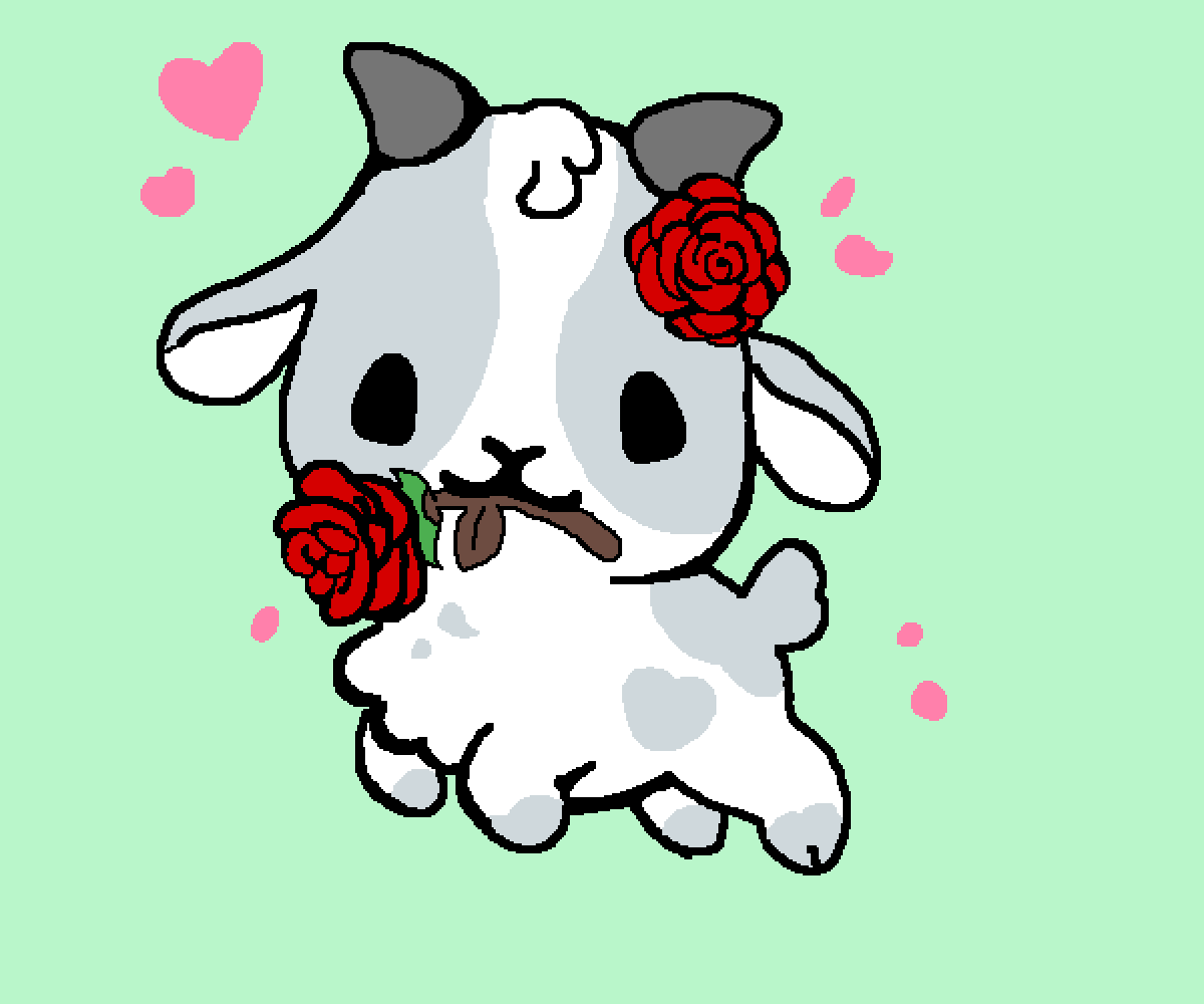 Pixilart - Goat base by PlscallmeAsh