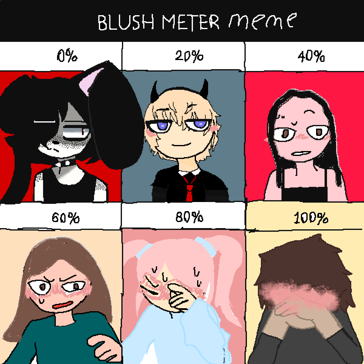 Blushes Memes Blush Meme Posters For Sale | Redbubble