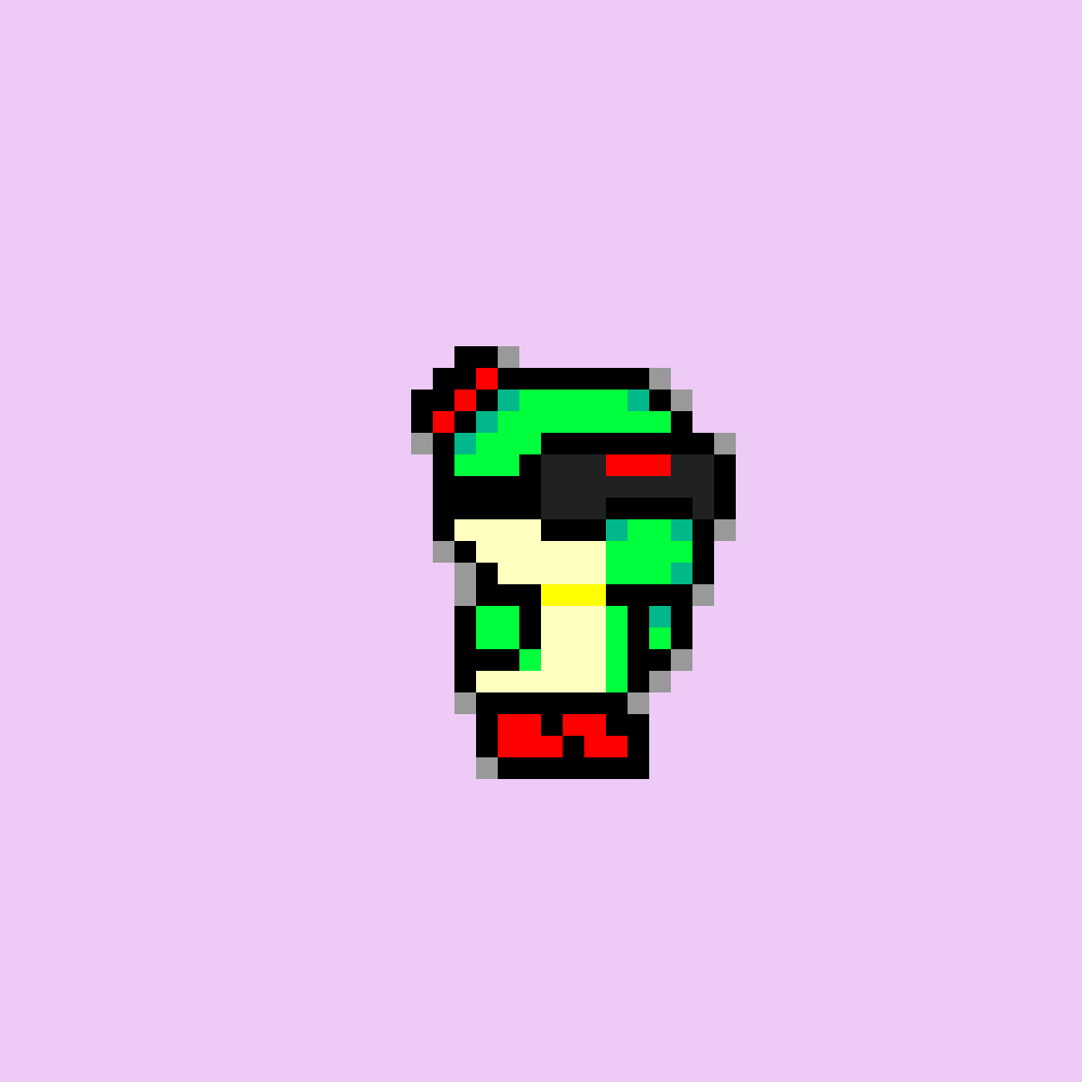 Pixilart - Yosh VR Idle by Navirou64